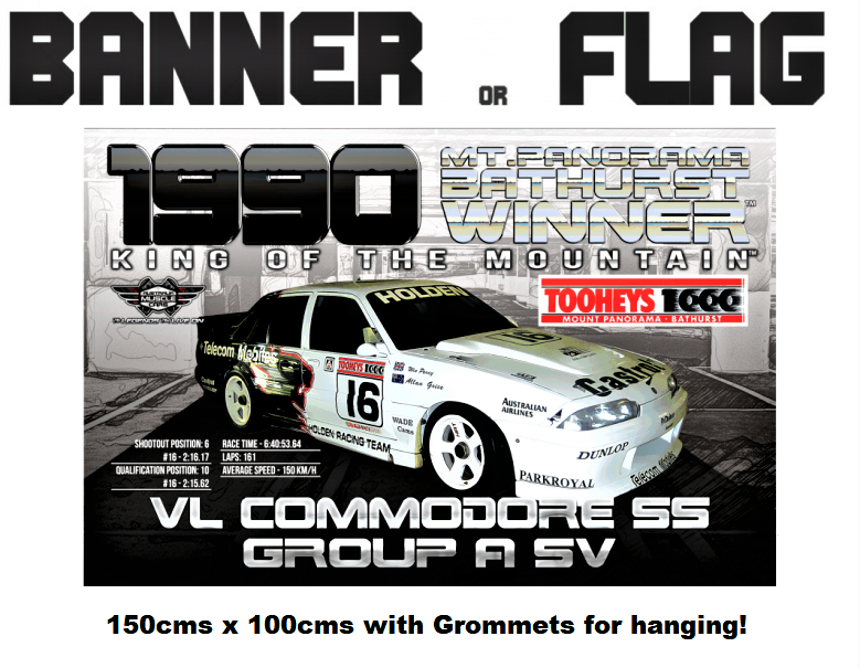 RED BULL & BATHURST HOLDEN MERCHANDISE & MEMORABILIA: FLAG / BANNER ...