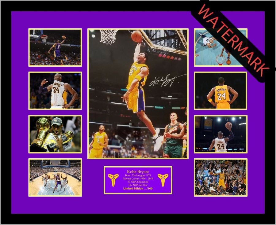 MUSIC BASKETBALL & TV Limited Edition Memorabillia : KOBE BRYANT ...