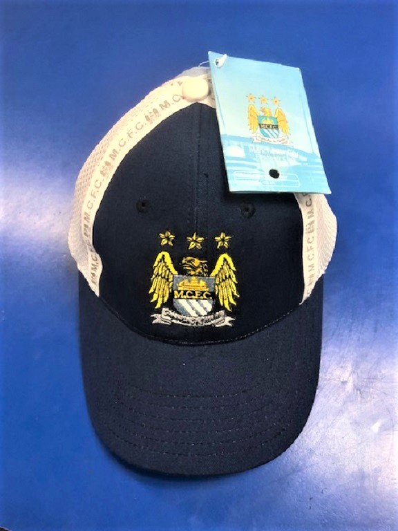 Soccer Merchandise & Memorabilia: MANCHESTER CITY Football Club Trucker Cap