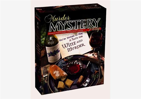 Family & Novelty Drinking Games: Murder Mystery Party Taste Wine Murder