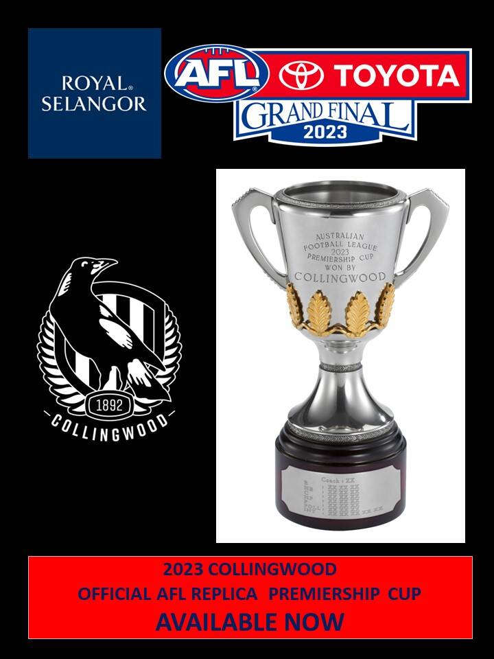 COLLINGWOOD PREMIERS 2023 MEMORABILIA & AFL Merchandise: COLLINGWOOD ...