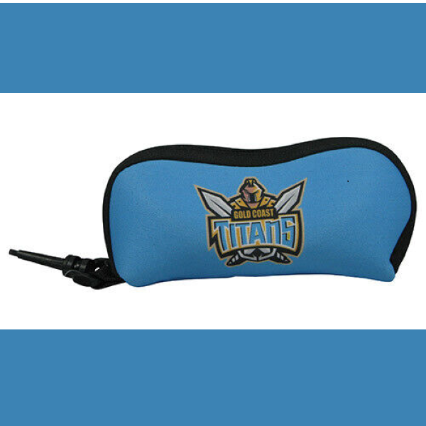 GOLD COAST TITANS NRL MERCHANDISE: GOLD COAST TITANS SUNGLASSES CASE