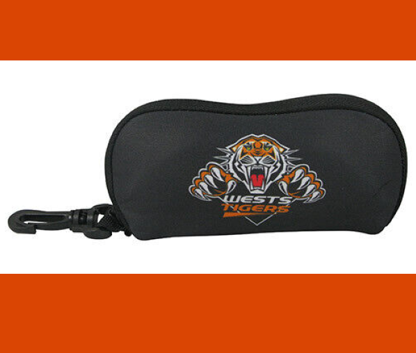 WEST TIGERS NRL MERCHANDISE: WEST TIGERS NRL SUNGLASSES CASE